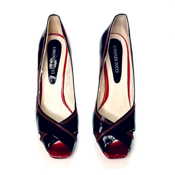Lorenzo Tucci | Shoes | Lorenzo Tucci Made In Italy Heels With Red ...